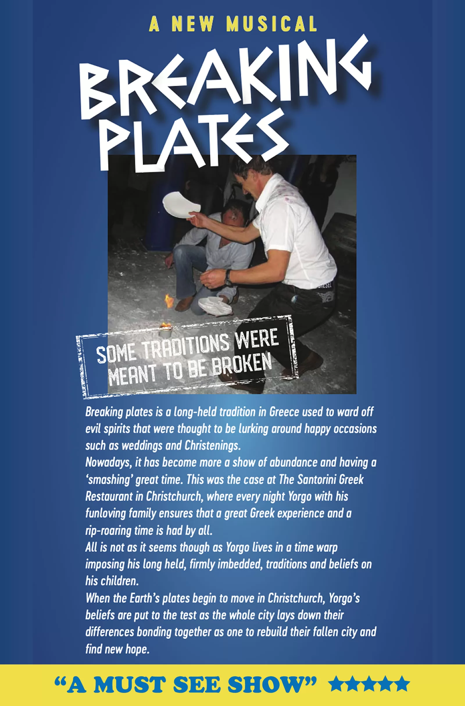 ABOUT THE SHOW – BREAKING PLATES – THE MUSICAL